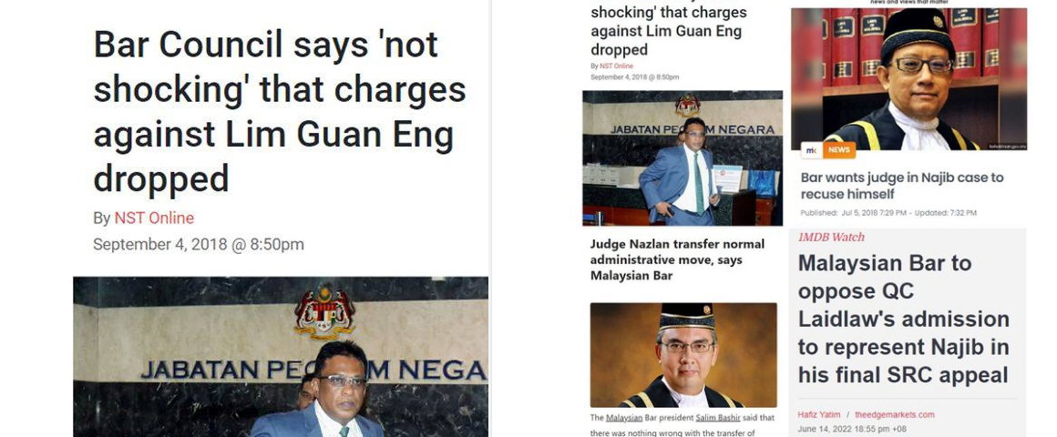 Contoh Sikap Berat Sebelah, Hipokrasi Majlis Peguam – Lim Sian See