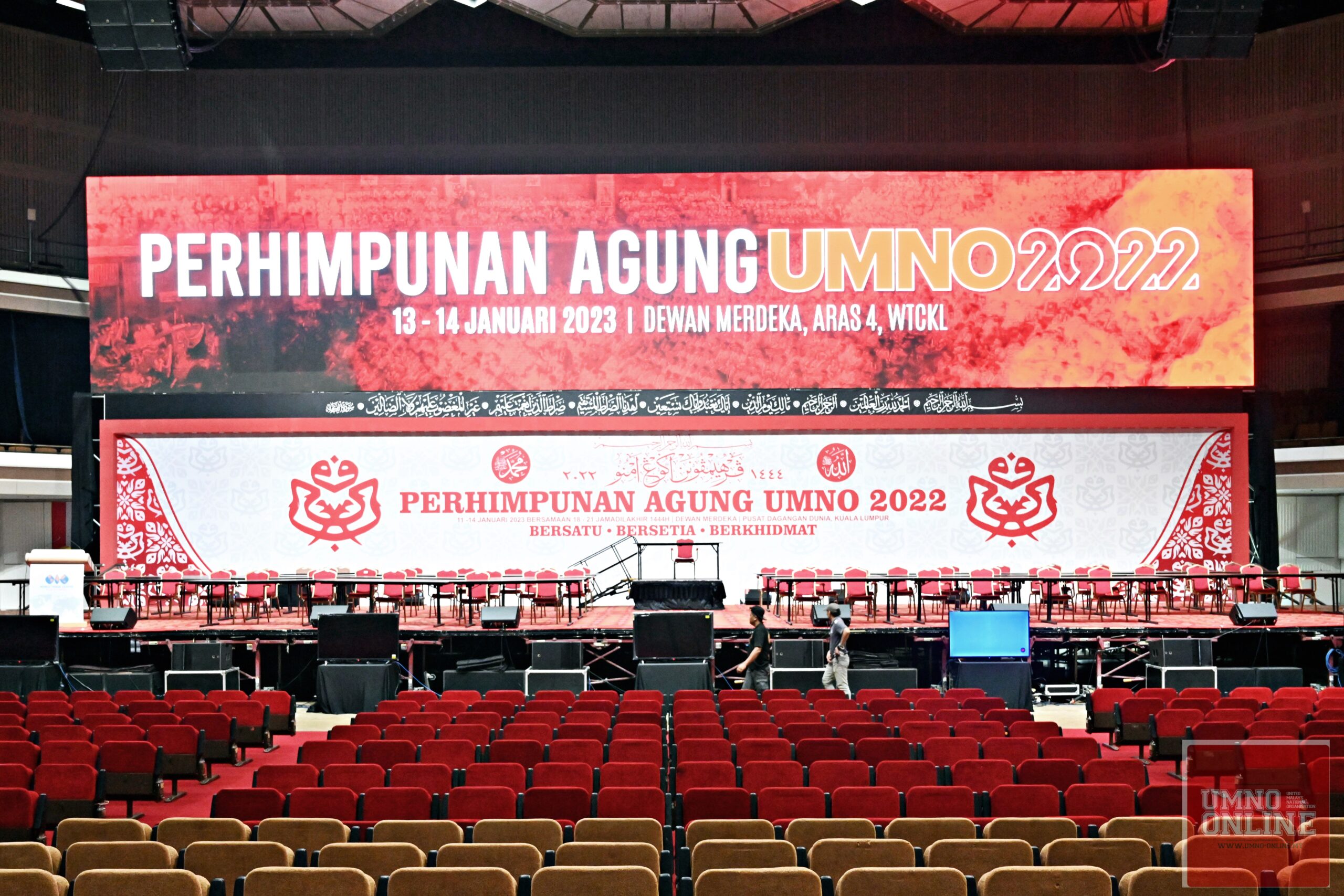 Persiapan Perhimpunan Agung UMNO 2022