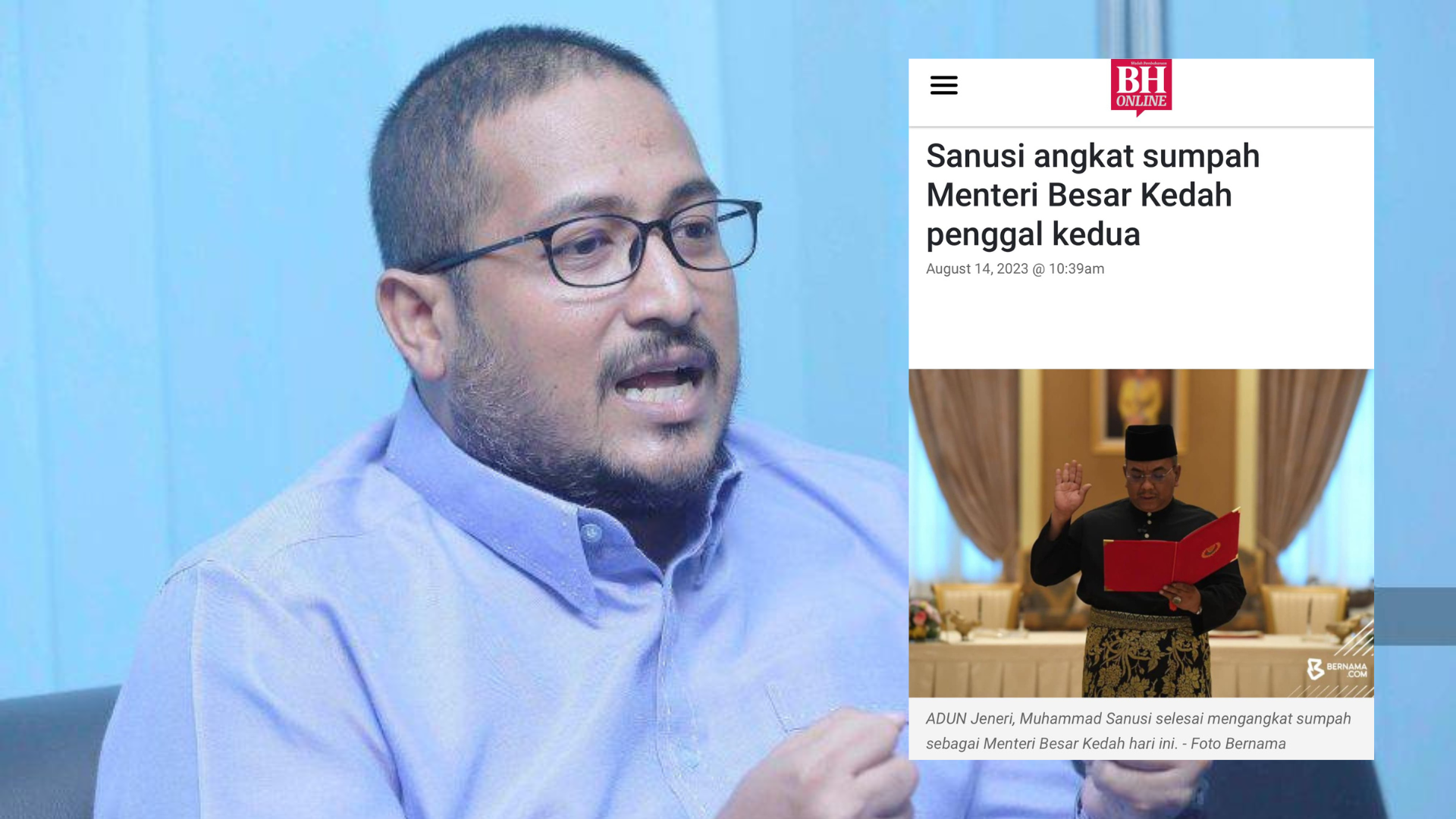 Pentadbiran 100 Hari Kedah… Gagal, Jauh Dari Landasan Realisasi ‘The Greater Kedah’ – Shaiful Hazizy