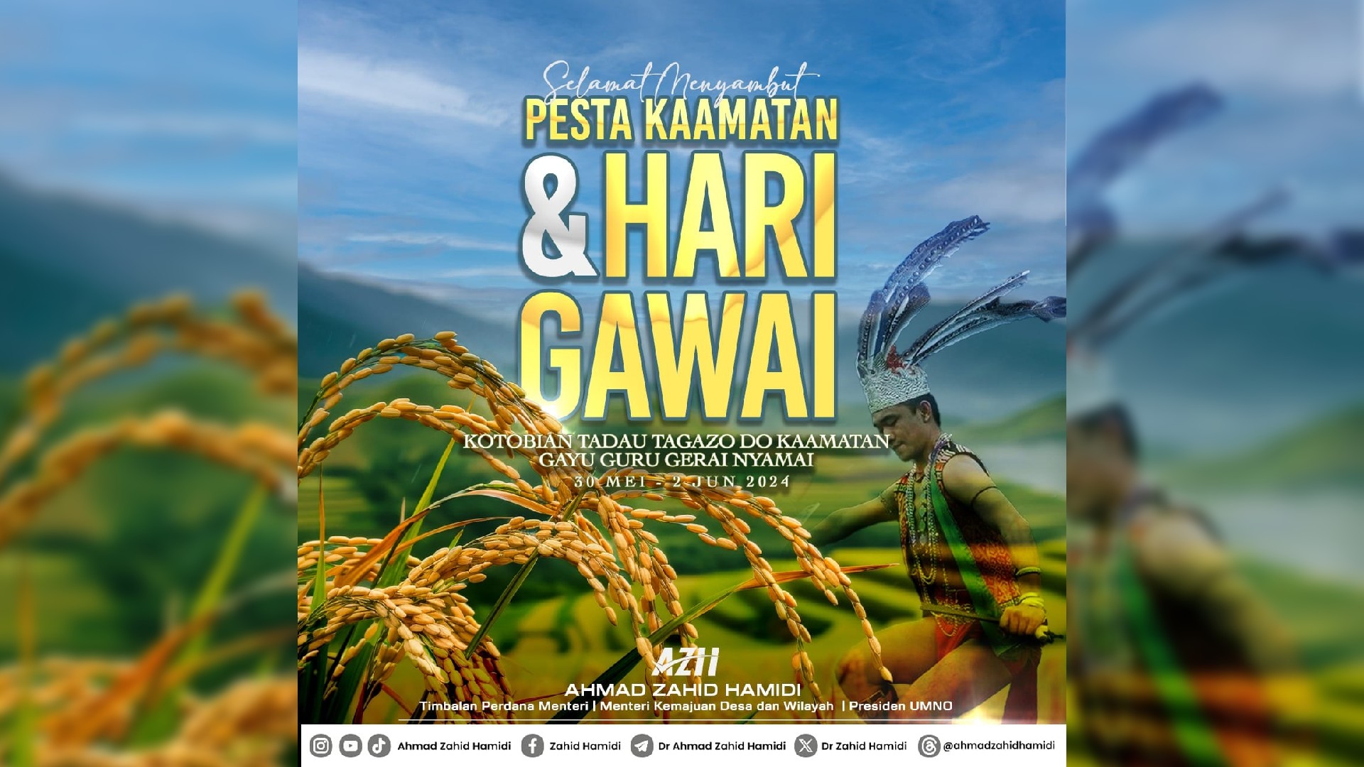 Pesta Kaamatan, Hari Gawai: Pentingnya Pertahan, Hargai Kepelbagaian ...