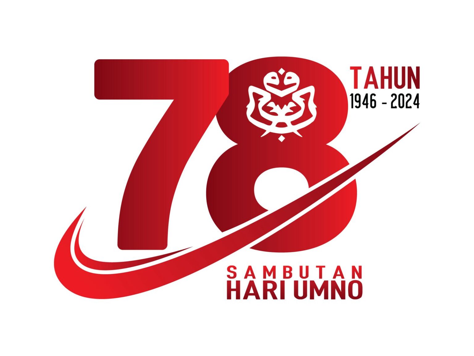 Logo Rasmi 78 Tahun UMNO - UMNO Online